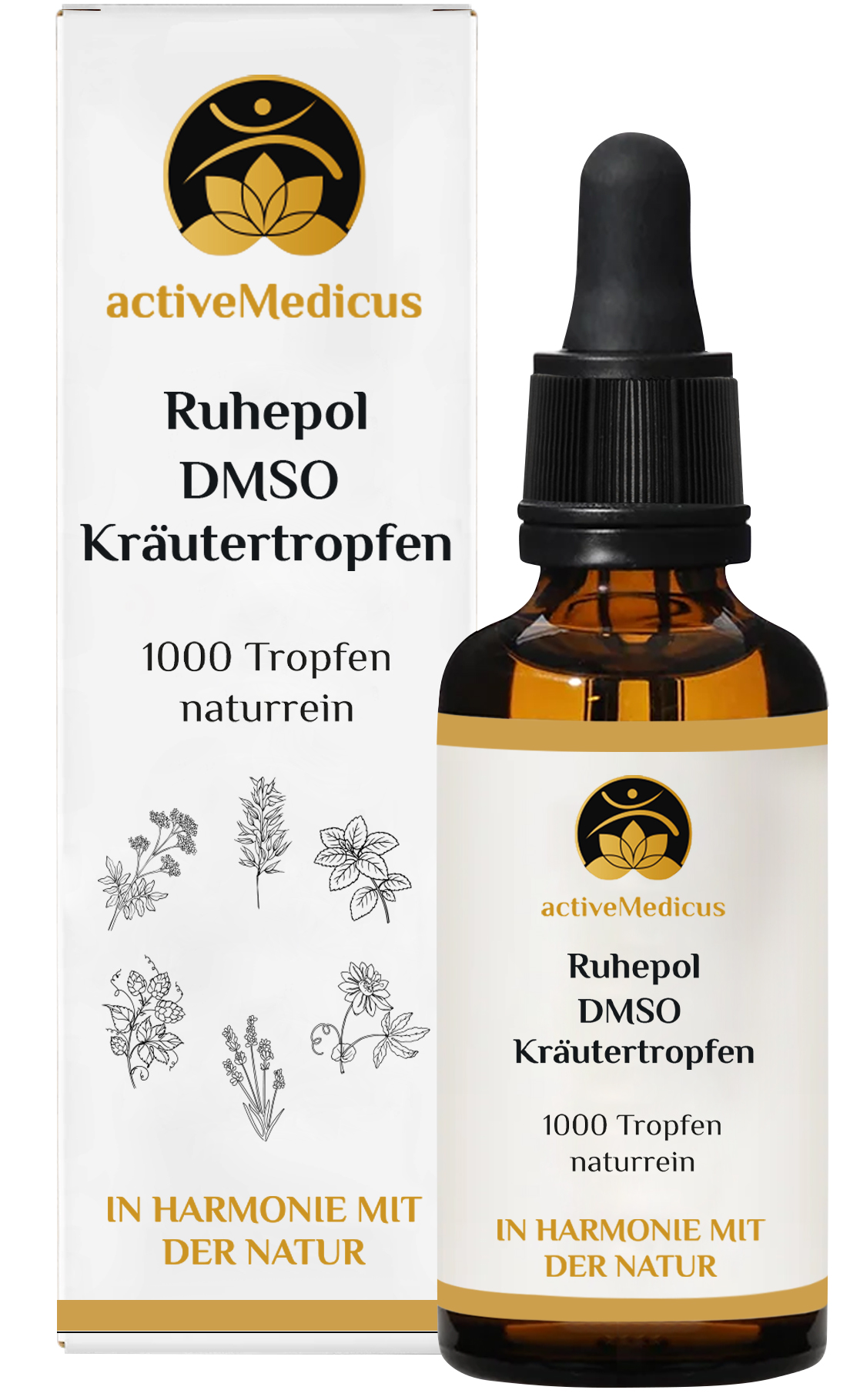 Nerven-Vital Tinktur – RuhePol DMSO Kräutertropfen – activeMedicus ...